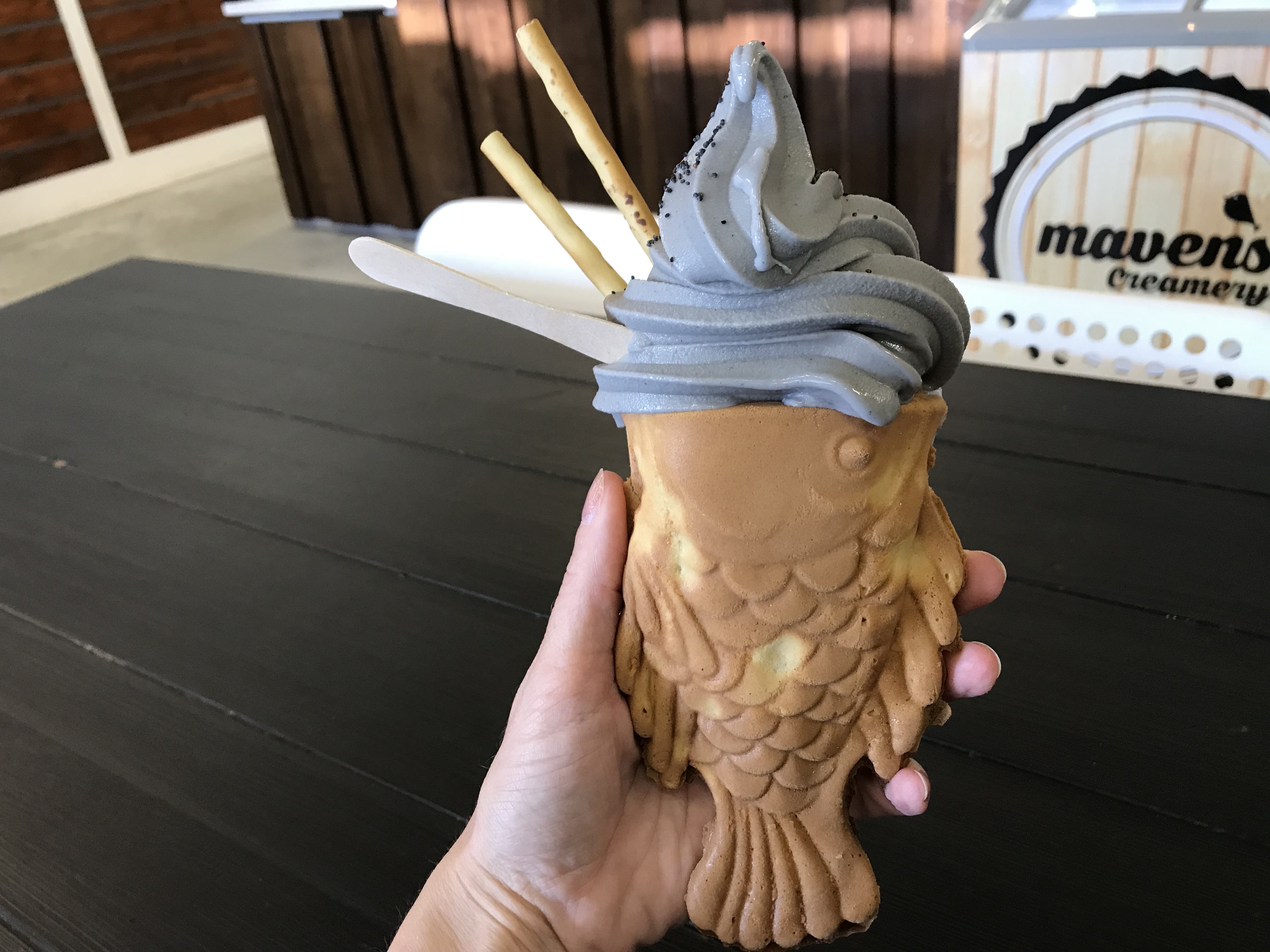 Sofishticated Taiyaki Fish Cone Ice Cream – Uji Time Dessert in ...