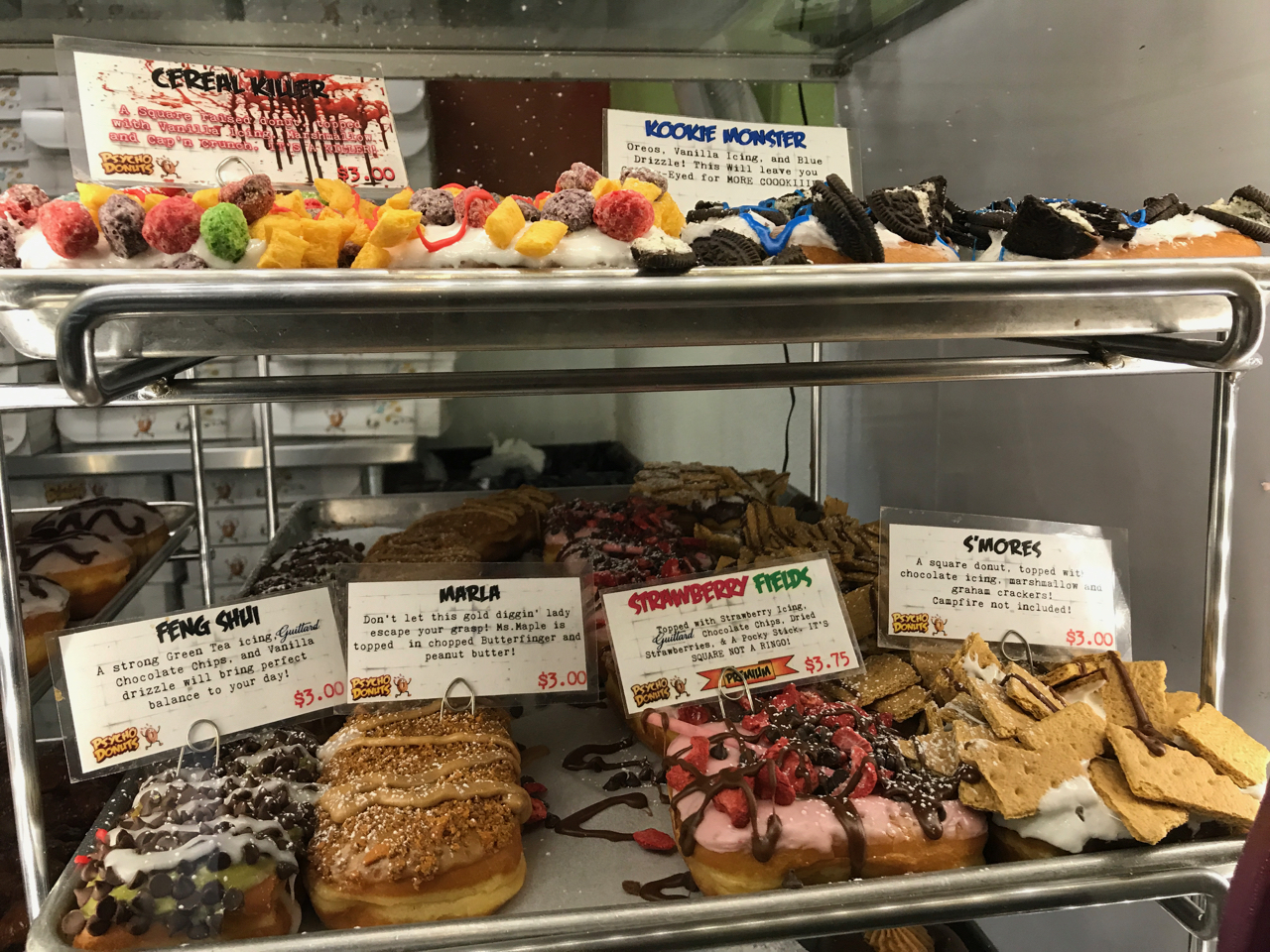 You Drive Me Glazy – Psycho Donuts in Campbell, California – FoodWaterShoes