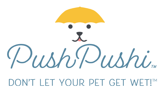 Our Ridiculous Rescue Dog Has a Ridiculous Rain Jacket – Push Pushi in ...